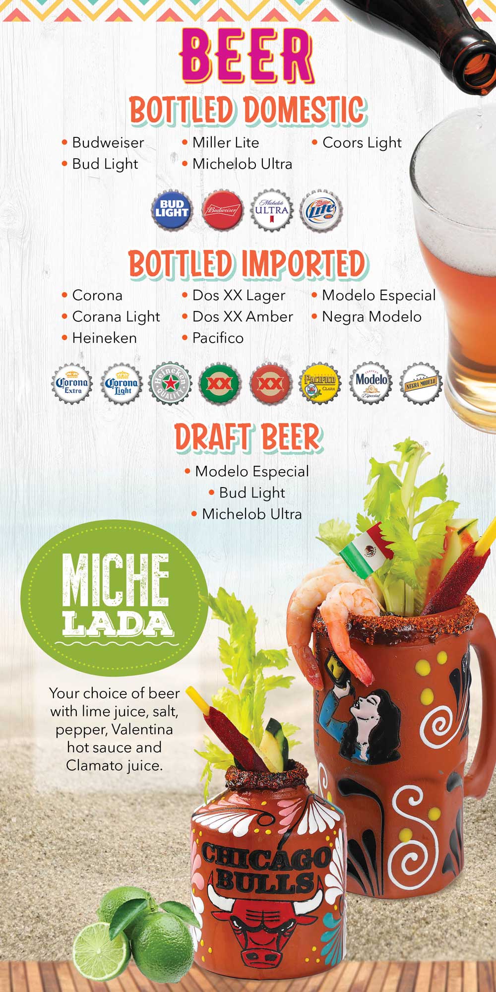 Drink Menu – Los Dos Gallos